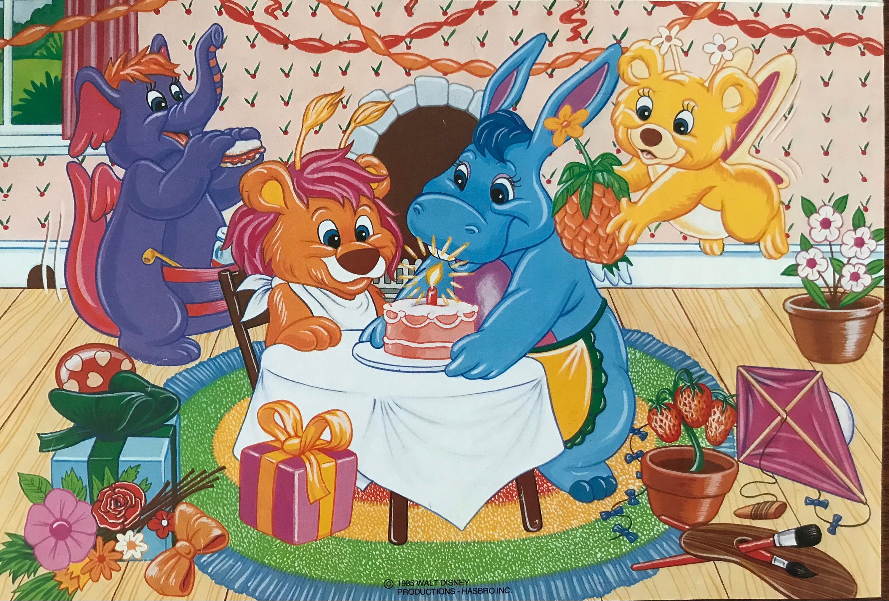 Very Rare Disney the Wuzzles Six Sided Cube Puzzle. | Etsy UK