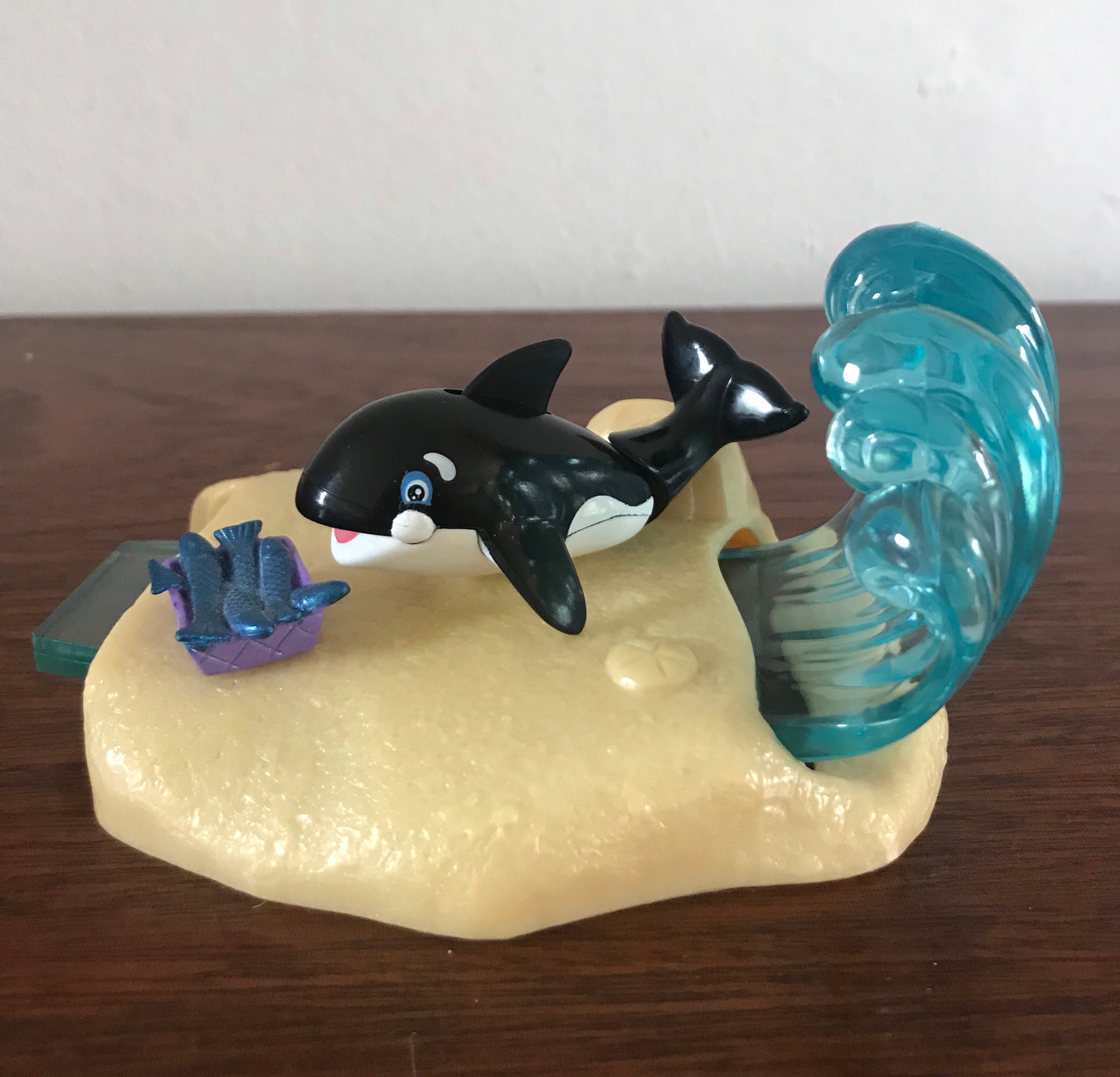 Vintage littlest pet shop Shamu the whale from the sea world collection ...