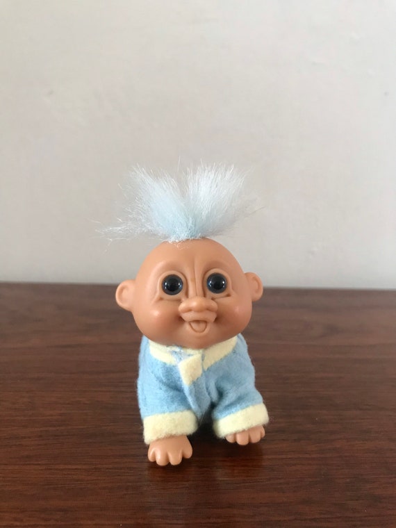 Rare Vintage Russ Crawling Baby Troll Doll | Etsy