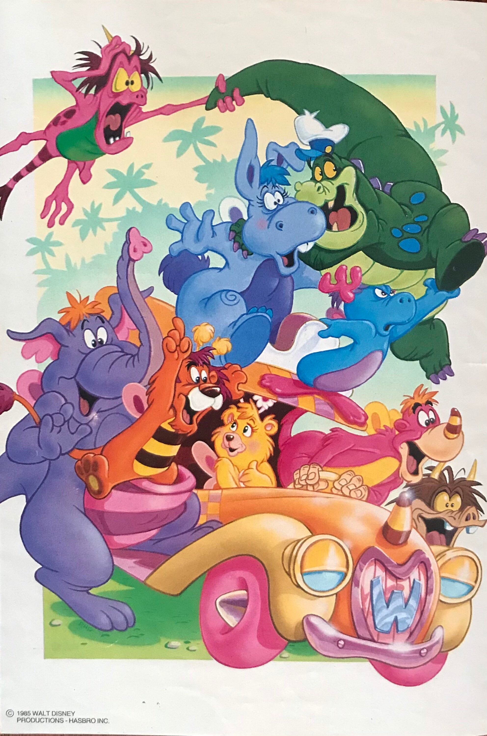 Very Rare Disney the Wuzzles Six Sided Cube Puzzle. | Etsy UK