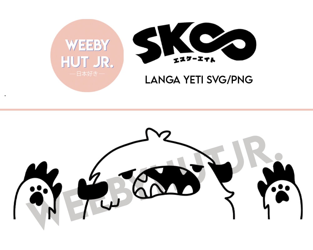 Sk8 the Infinity Langa Yeti SVG/PNG Digital Descargar - Etsy España