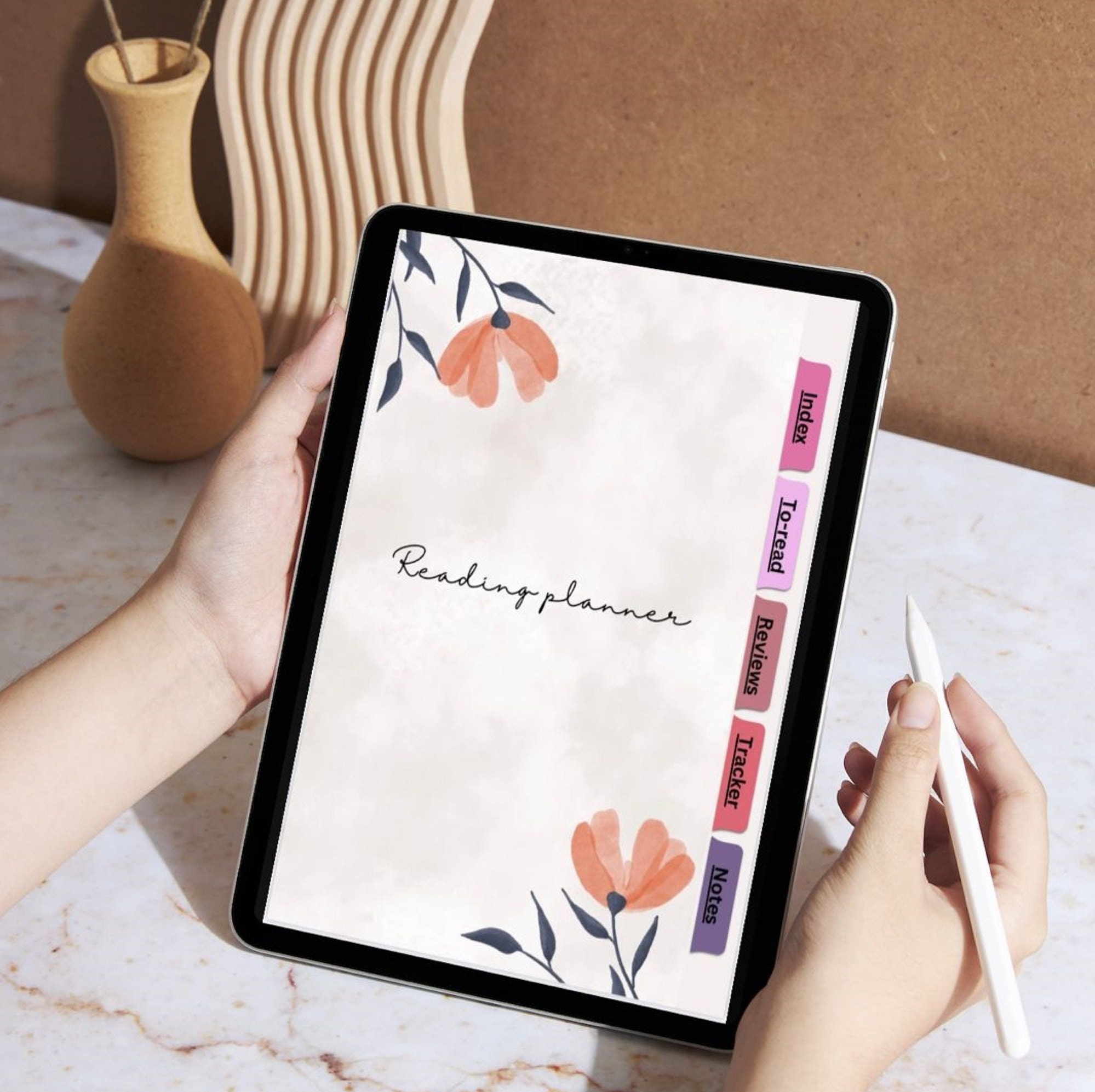 Digital Reading Planner - Etsy