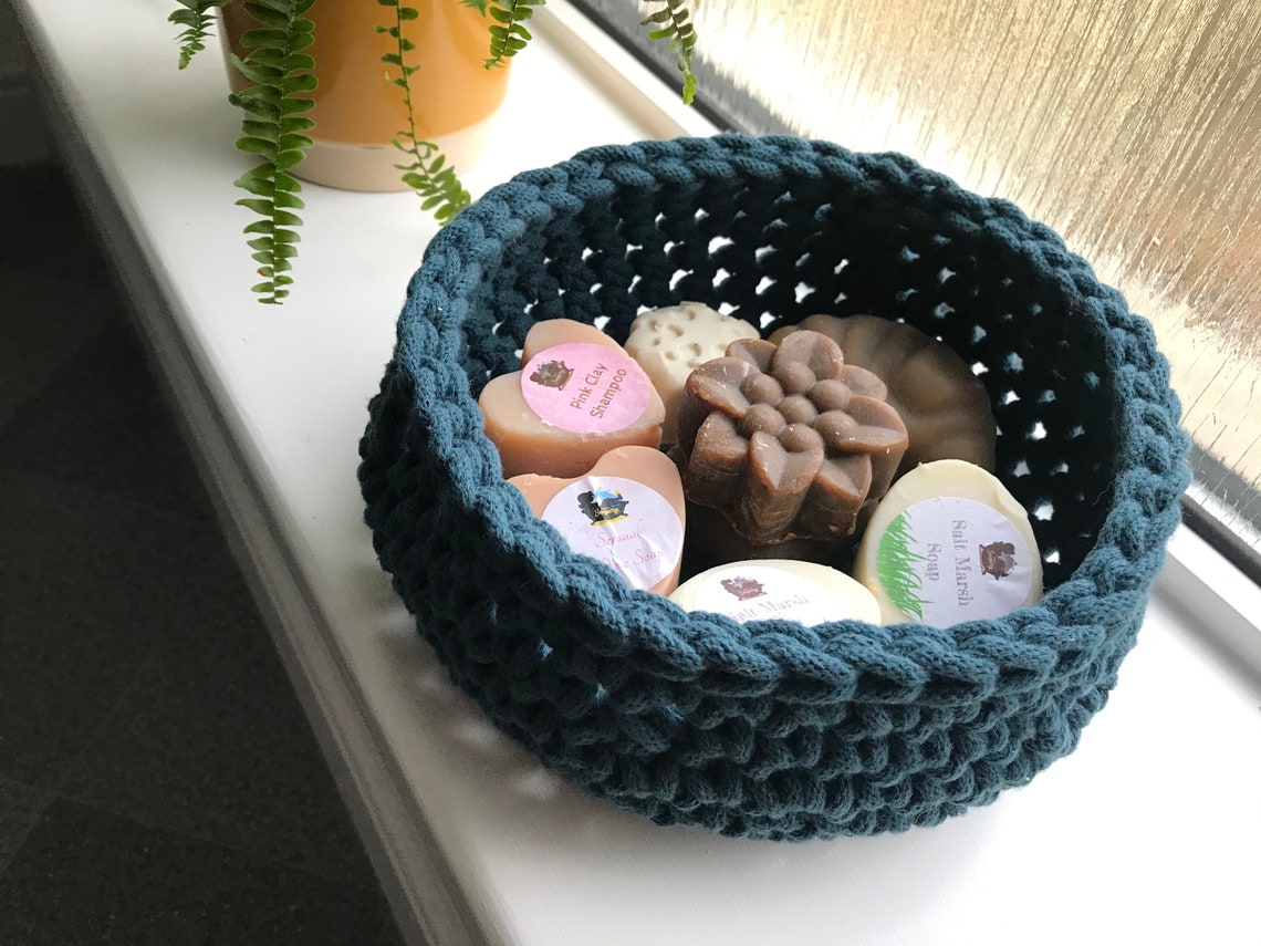 PDF Pattern - Macrame Cord Crocheted Storage Bowl, UK Crochet Terms - Etsy