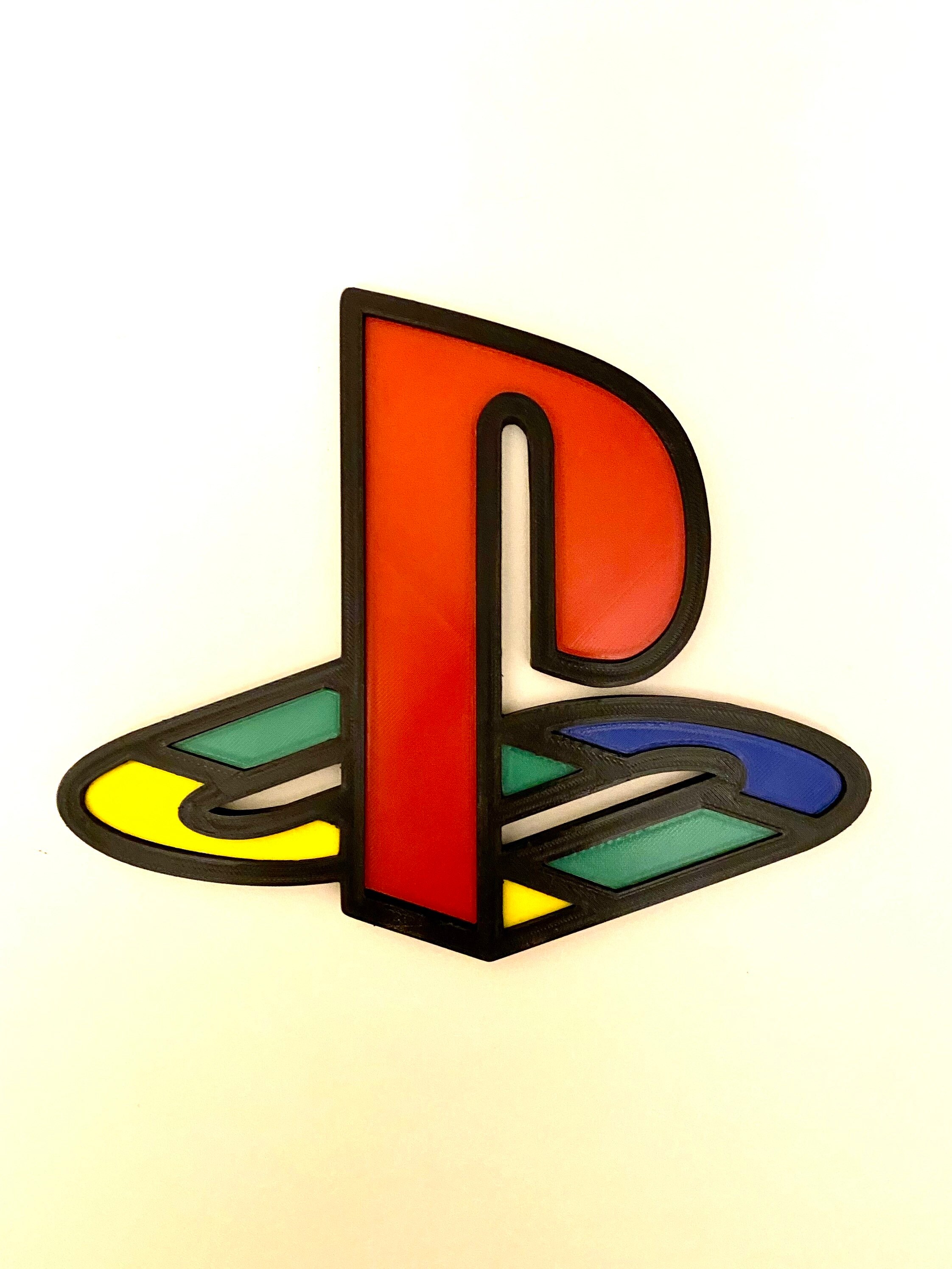 Playstation Logo 3D Printed - Etsy