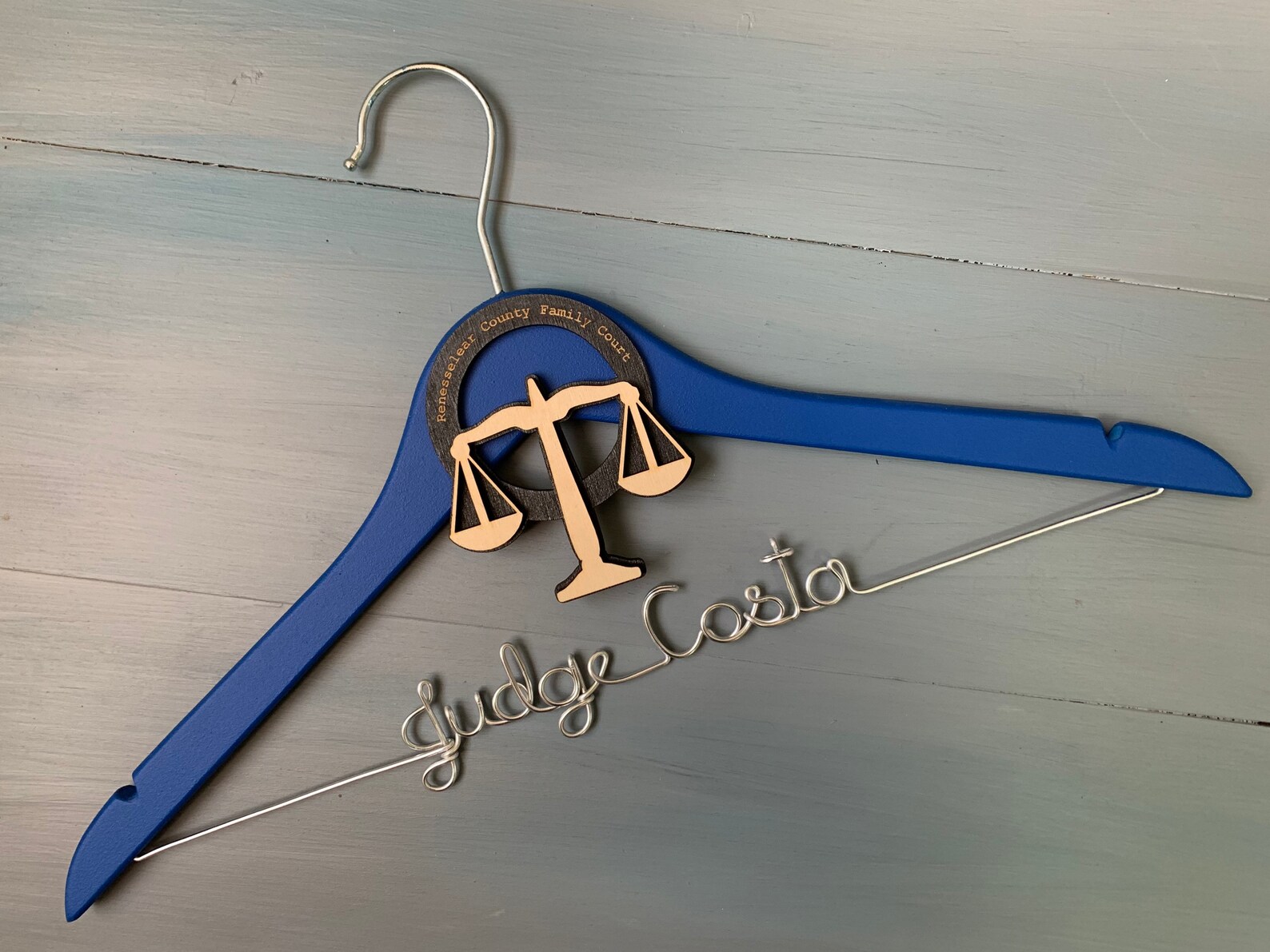 Personalized Hanger for Judge Gift for Judge Custom Hanger | Etsy
