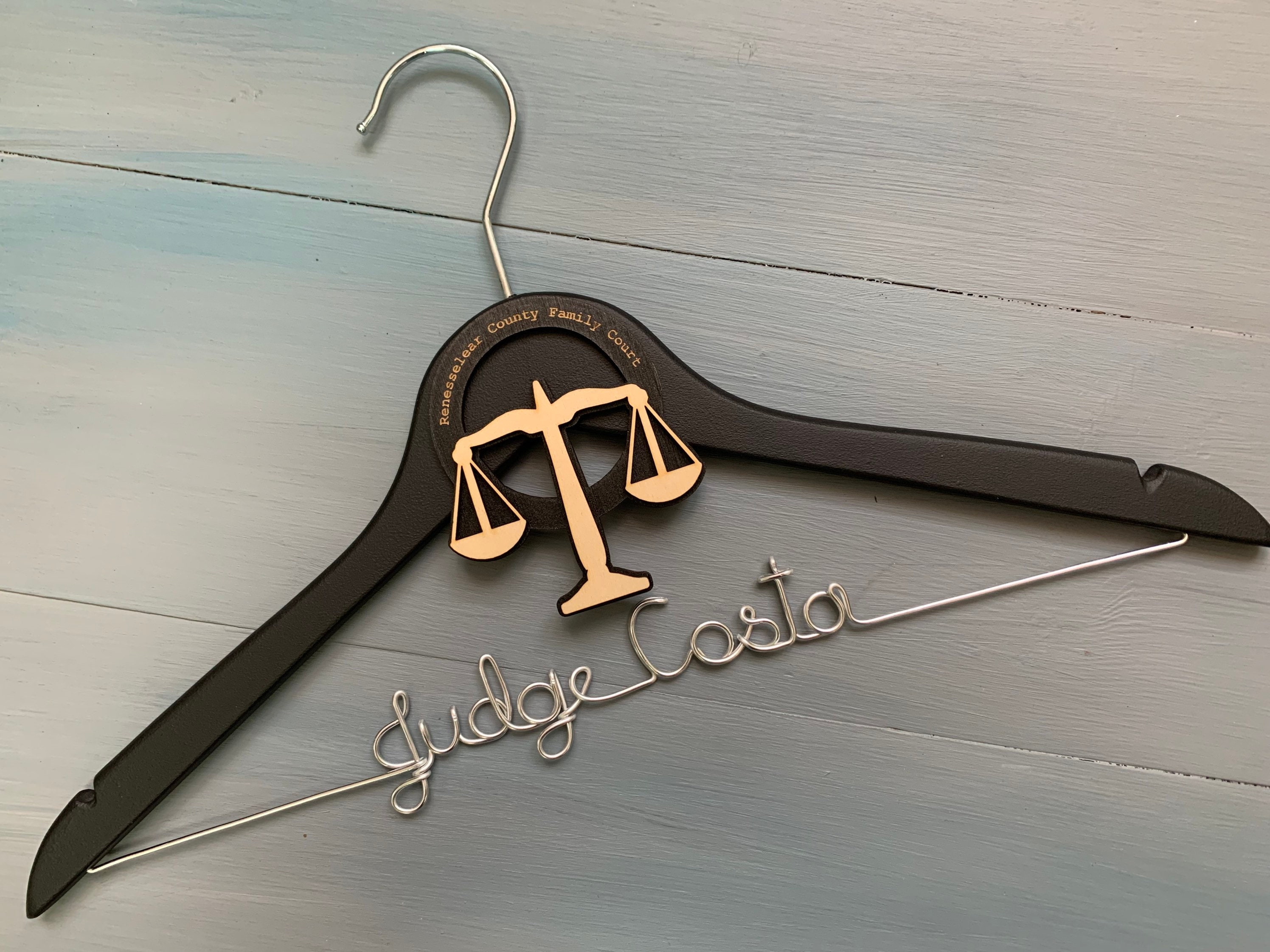 Personalized Hanger for Judge Gift for Judge Custom Hanger | Etsy