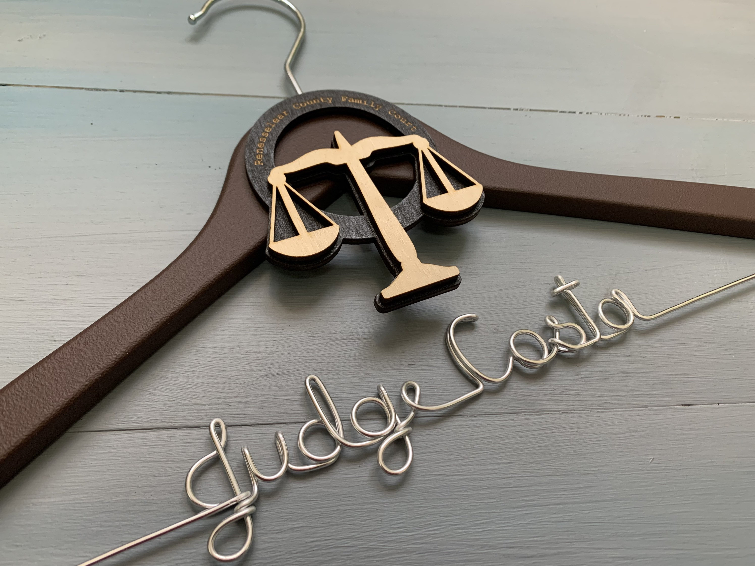 Personalized Hanger for Judge Gift for Judge Custom Hanger | Etsy