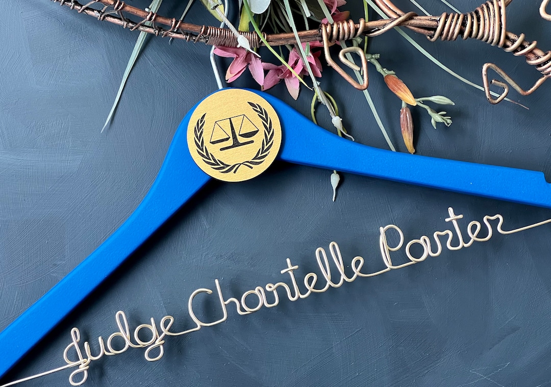 Judge Hanger, Robe Hanger, Judge Gift Idea, Juris Doctorate Hanger ...