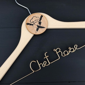 Chef Gift, Culinary Gifts, Personalized Chef Coat Hanger, Culinary ...