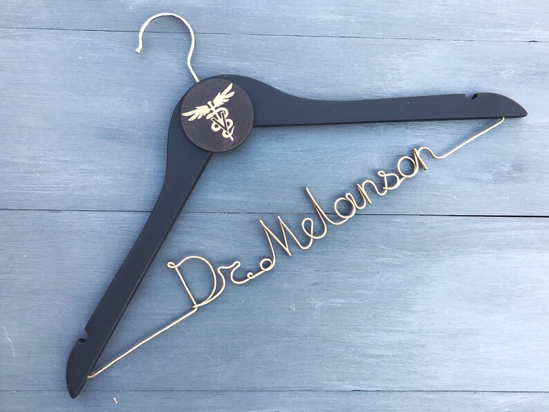 Doctor Coat Hanger, Gift for Veterinarian, Vet Graduation Gift, White ...