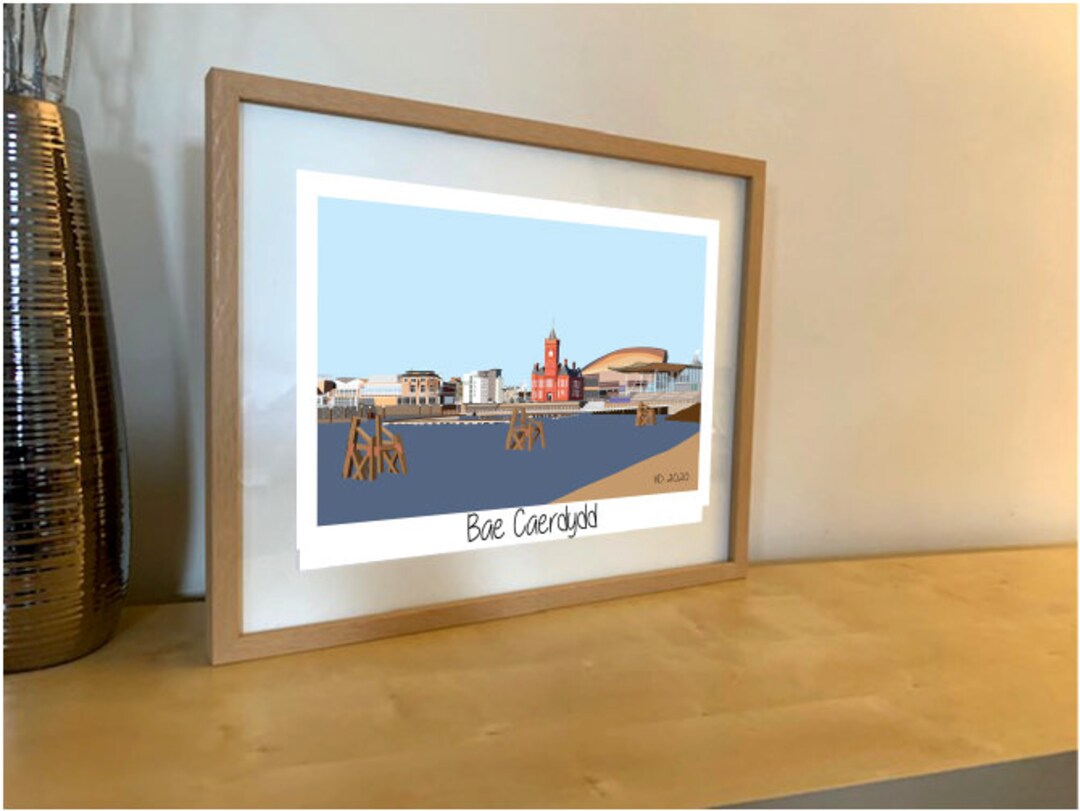 Cardiff Bay Print - Etsy UK
