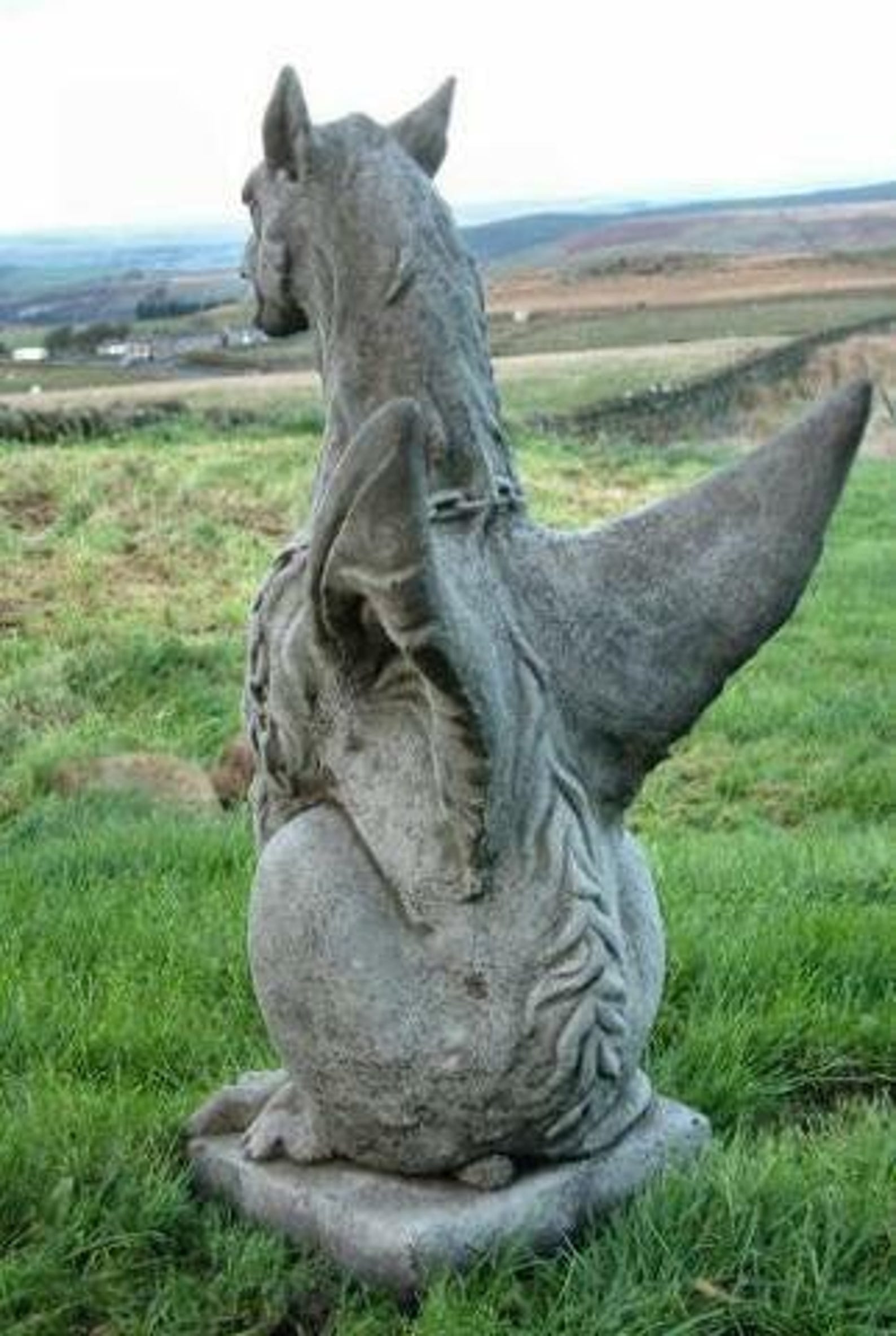 Large Winged Stone Griffin Ornament Gargoyle Gryphon Style - Etsy UK