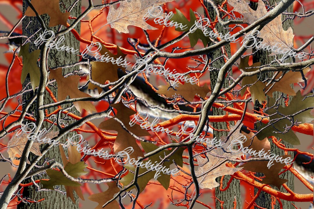 Orange Camo Pattern Image Download | Print on Anything!-printable ...