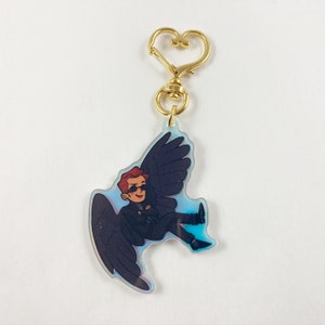Aziracrow Rainbow Acrylic Charm - Etsy