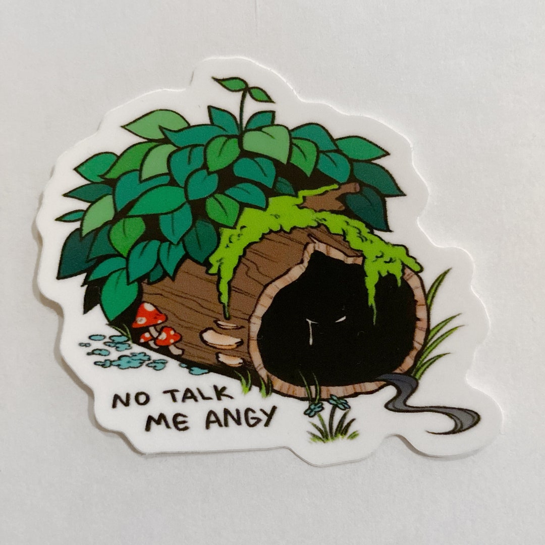 Forest Log Creature Sticker (WEATHER RESISTANT!) - Etsy