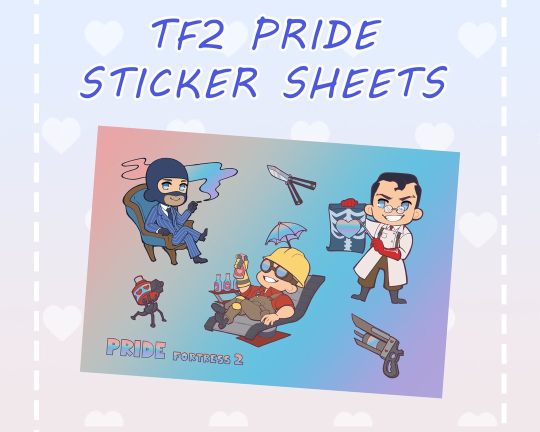 TF2 Pride Stickersheet - Etsy