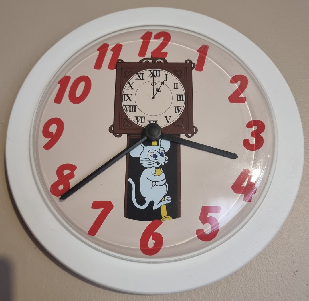 West German Wall Clock Nursery Rhyme Clock Children's Clock Silent ...