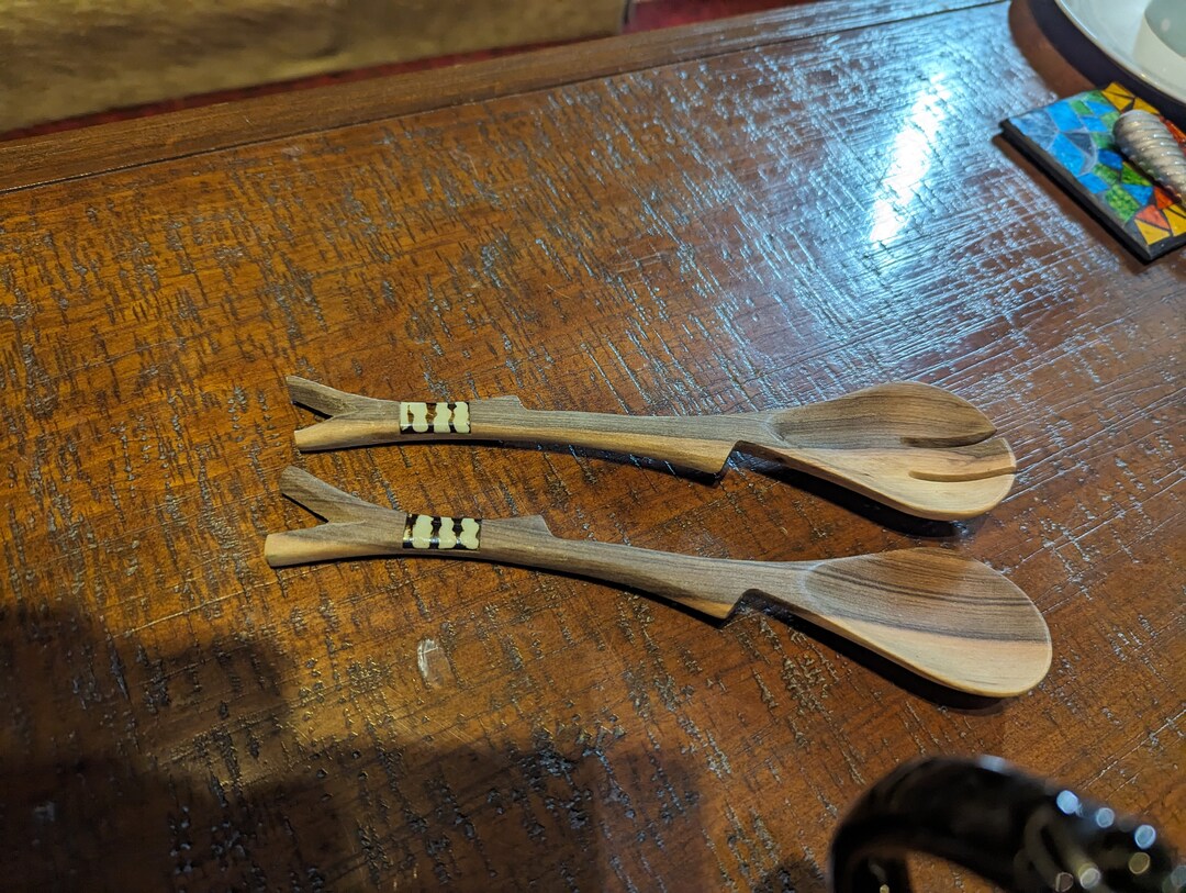 A Set of Beautiful Wooden Servers - Etsy