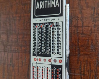 Vintage Exactus Pocket Adding Machine With Stylus, Pouch and Original ...