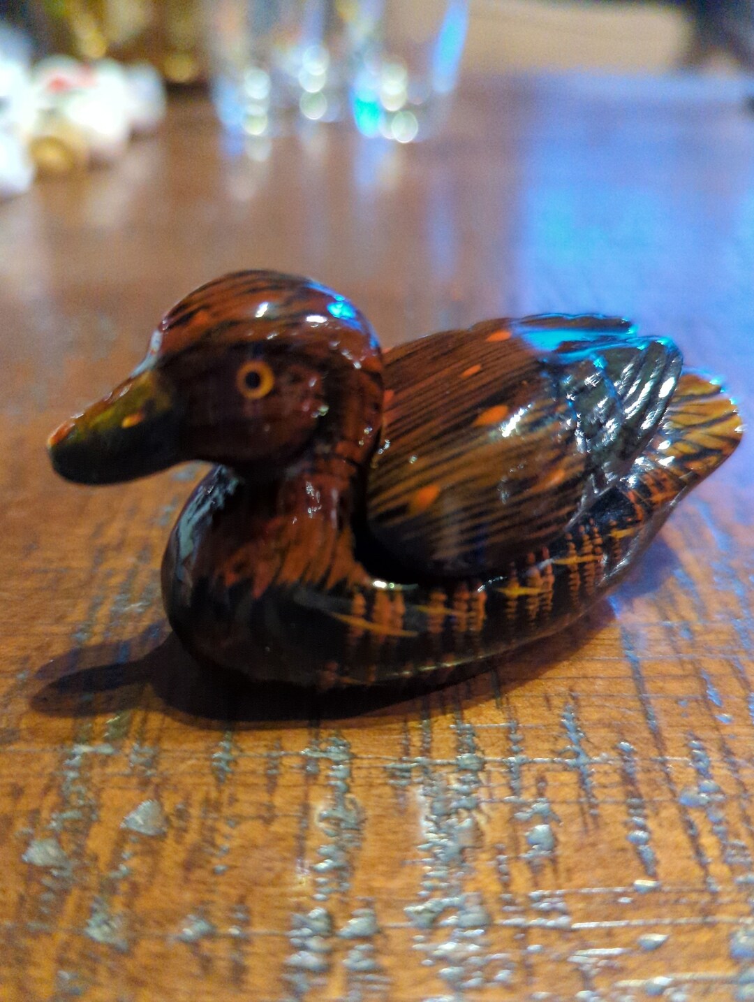 A Stunning Glazed Terracotta Duck Trinket Box - Etsy