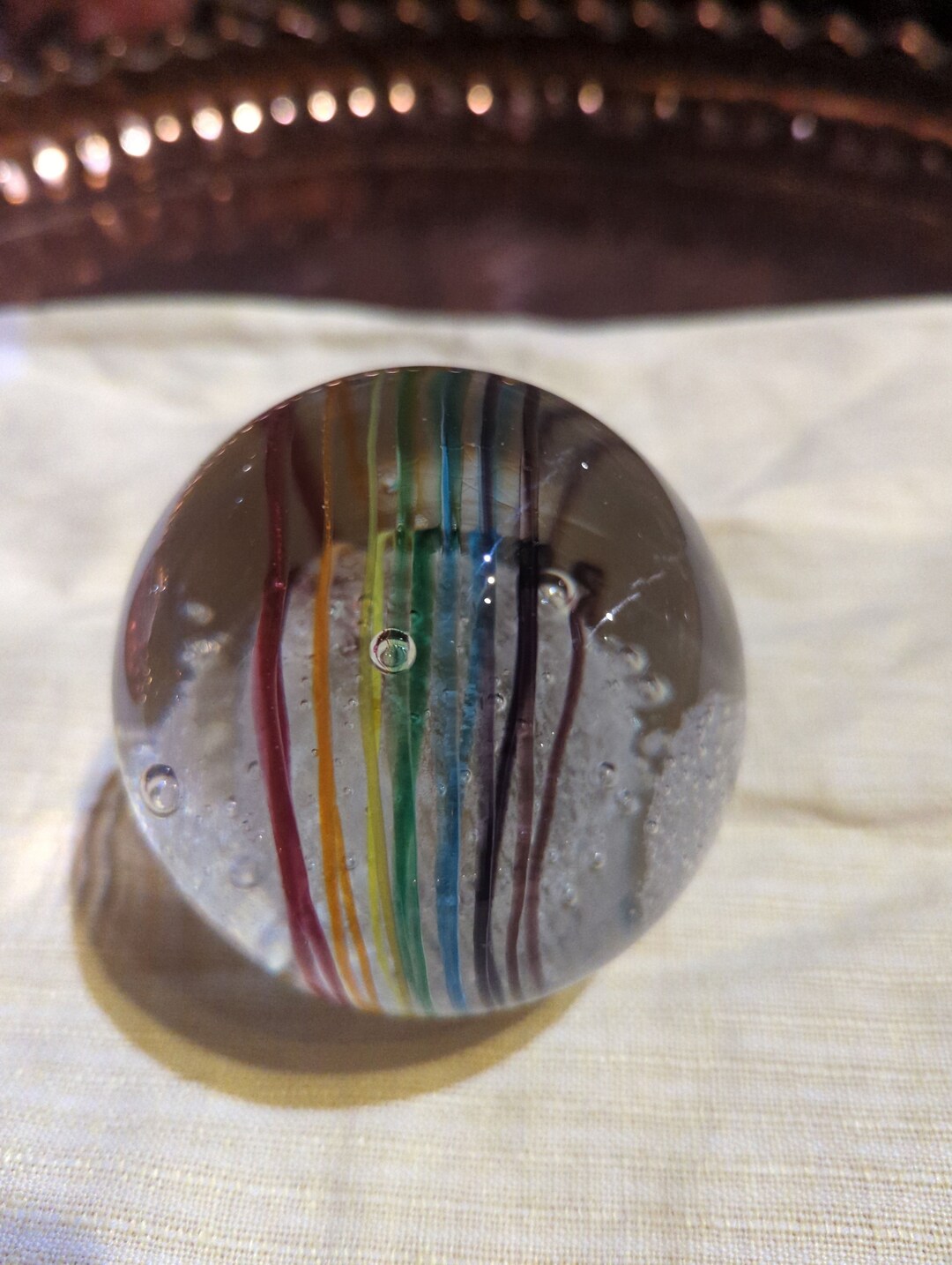 Beautiful Paperweight (bright Stripes) - Etsy