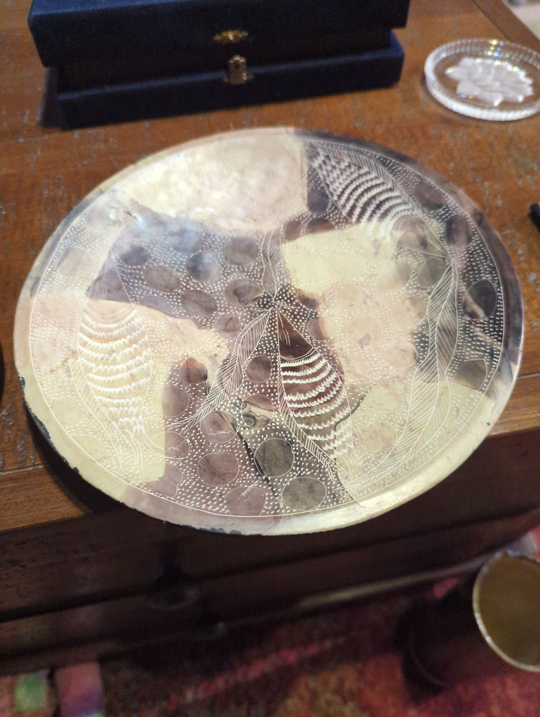 A Pair of Kenyan Handmade Plates - Etsy