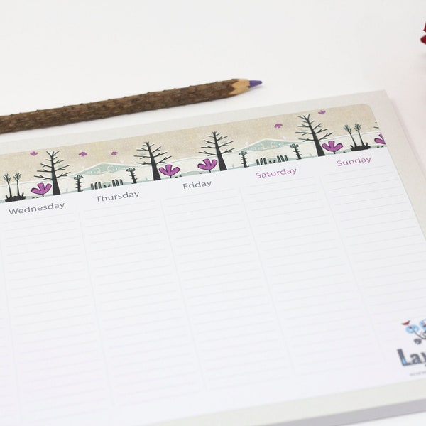 Calendar Notepad - Etsy UK