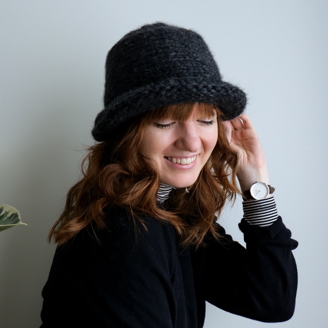 Knitting Pattern: Bucket Hat, Cloche, Knit Accessory, Beginner Friendly ...