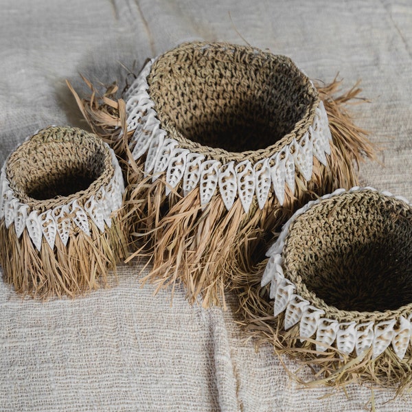 Fringe Basket - Etsy