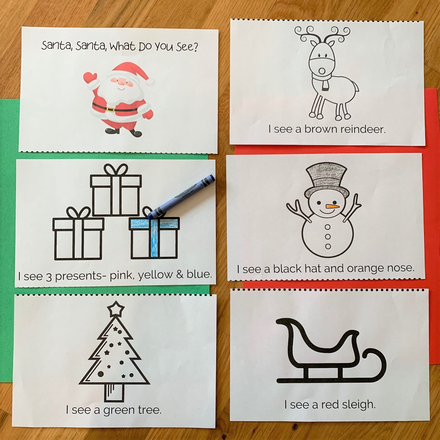 Christmas Preschool Printable Pack - Etsy
