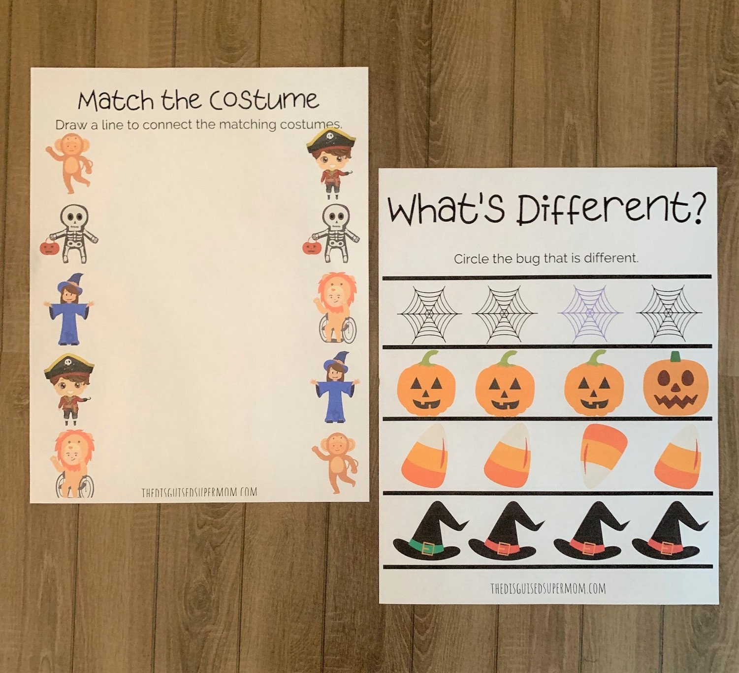 Halloween Preschool Printable Pack - Etsy