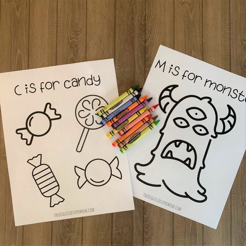 Halloween Preschool Printable Pack - Etsy