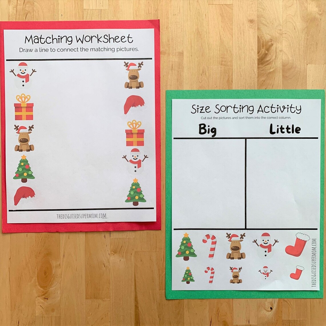 Christmas Preschool Printable Pack | Etsy
