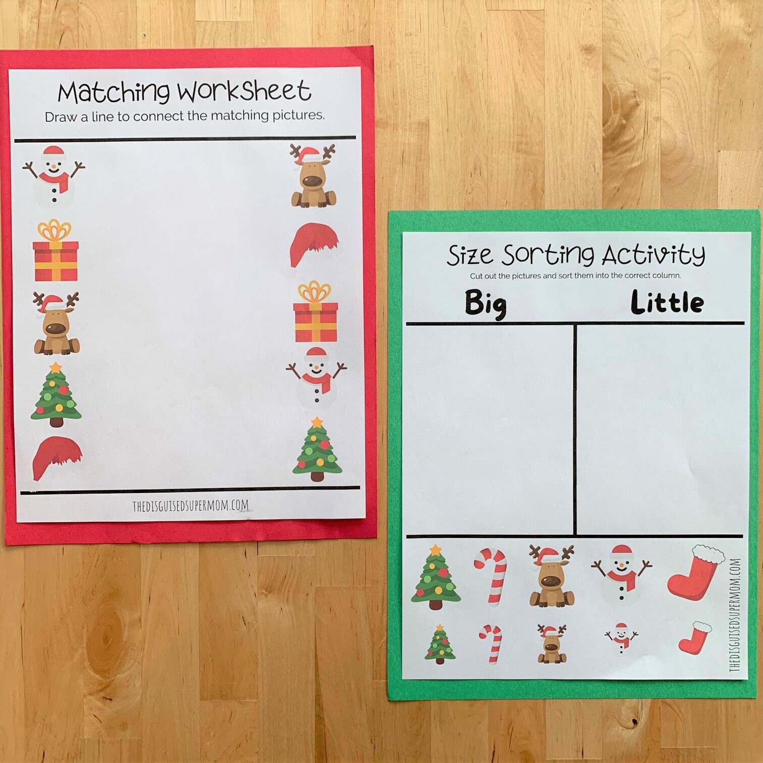 Christmas Preschool Printable Pack - Etsy