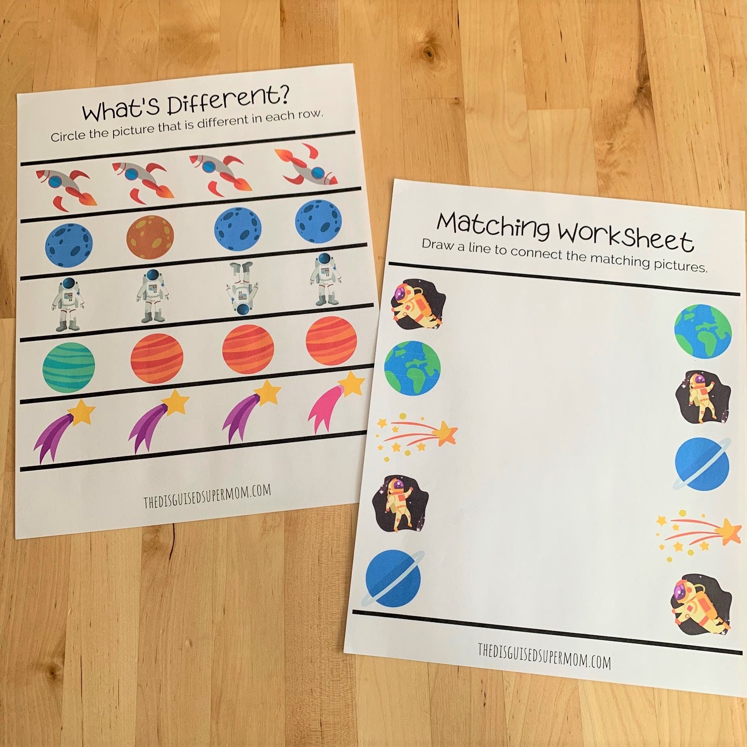 Solar System - Preschool Printable Pack - Etsy