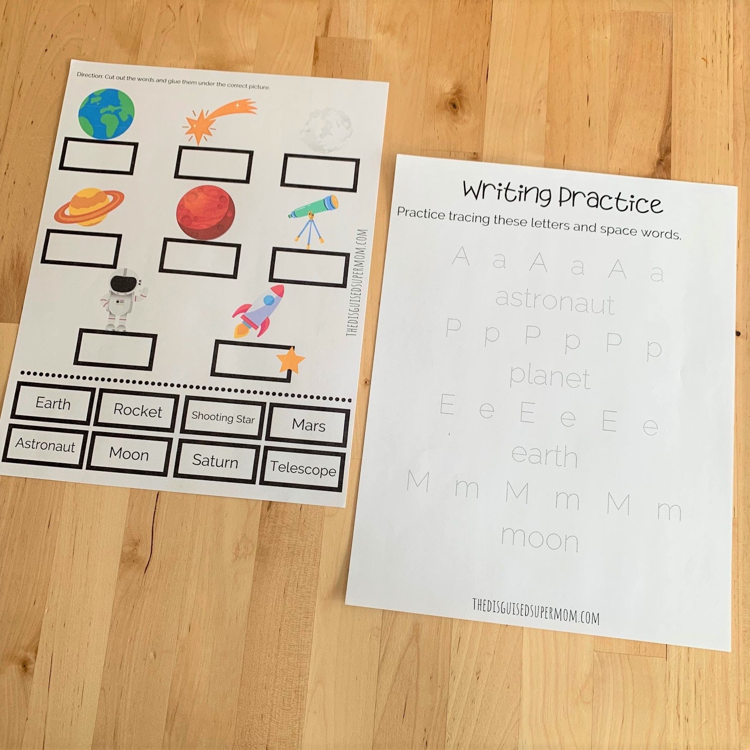 Solar System - Preschool Printable Pack - Etsy