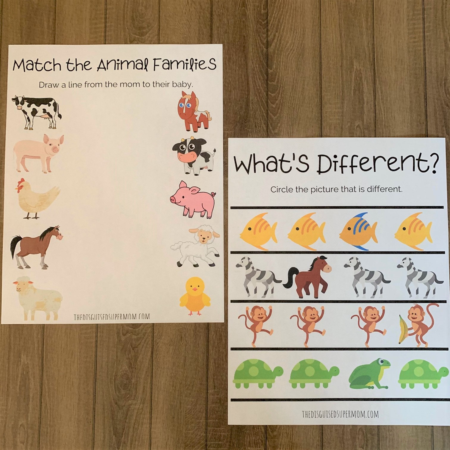 Animals Preschool Printable Pack - Etsy