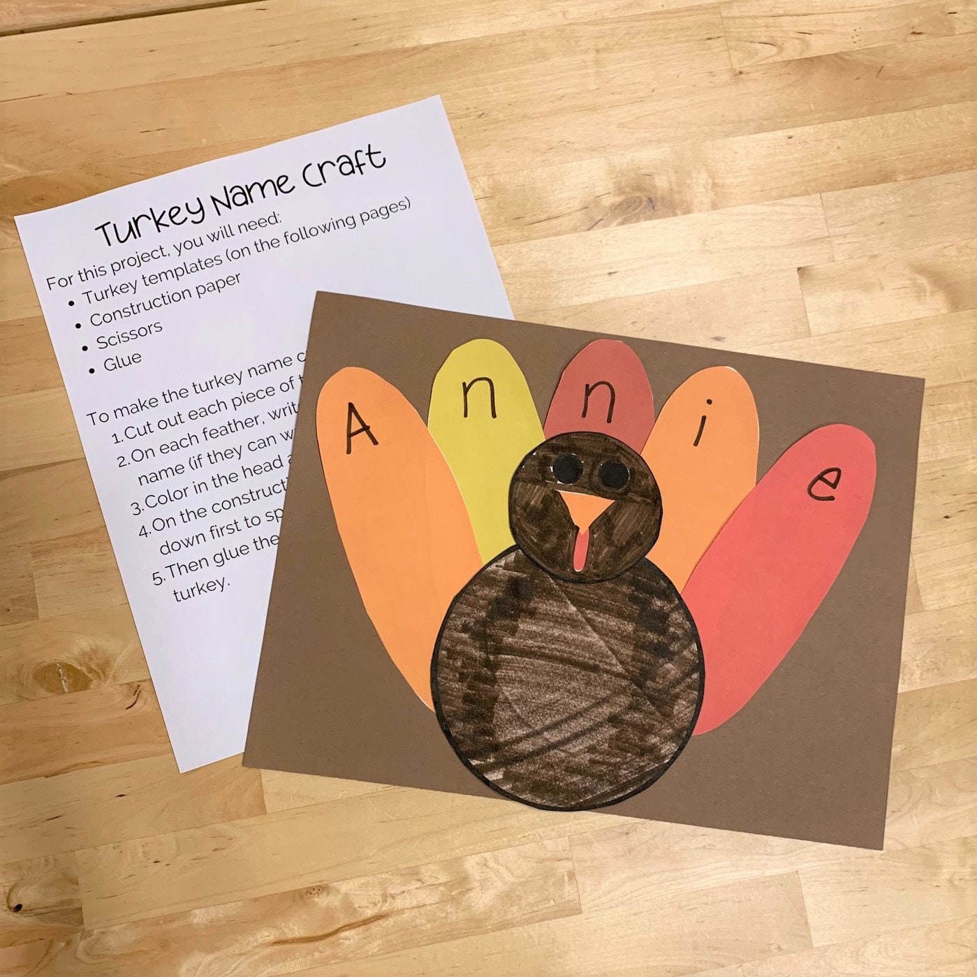 Thanksgiving Preschool Printable Pack - Etsy