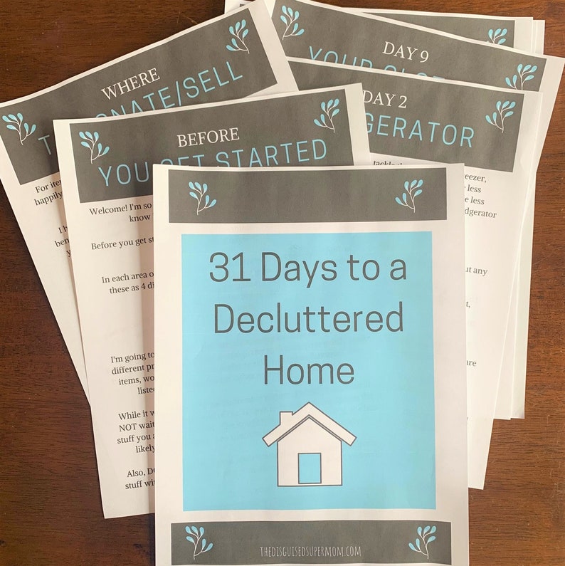 31 Days to a Decluttered Home - Etsy