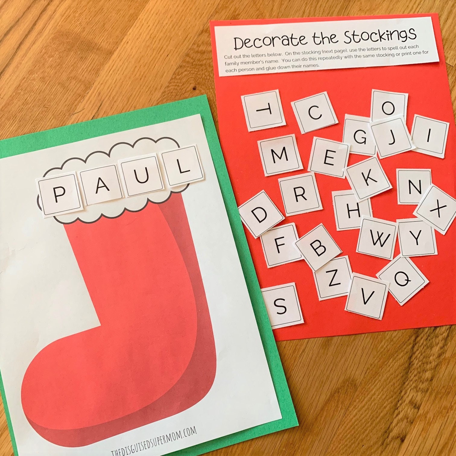 Christmas Preschool Printable Pack - Etsy