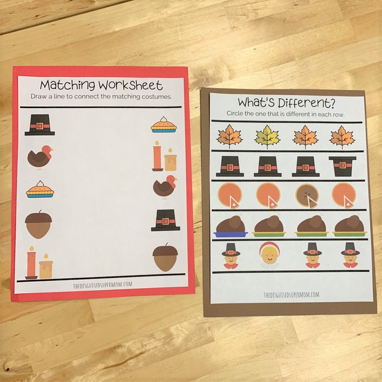 Thanksgiving Preschool Printable Pack - Etsy