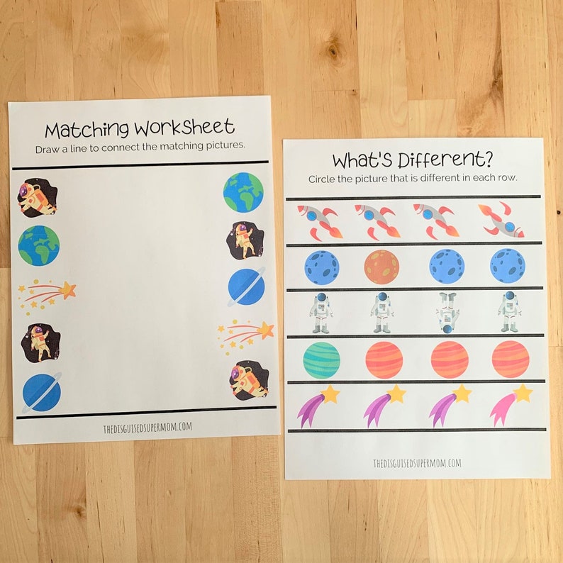 Solar System - Preschool Printable Pack - Etsy