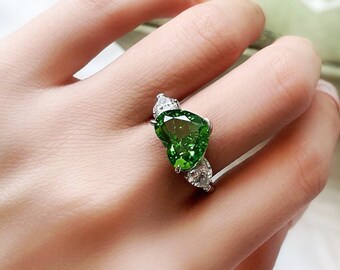 Mens Green Diamond Ring - Etsy