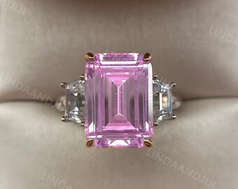 Rectangle Ring Diamond - Etsy