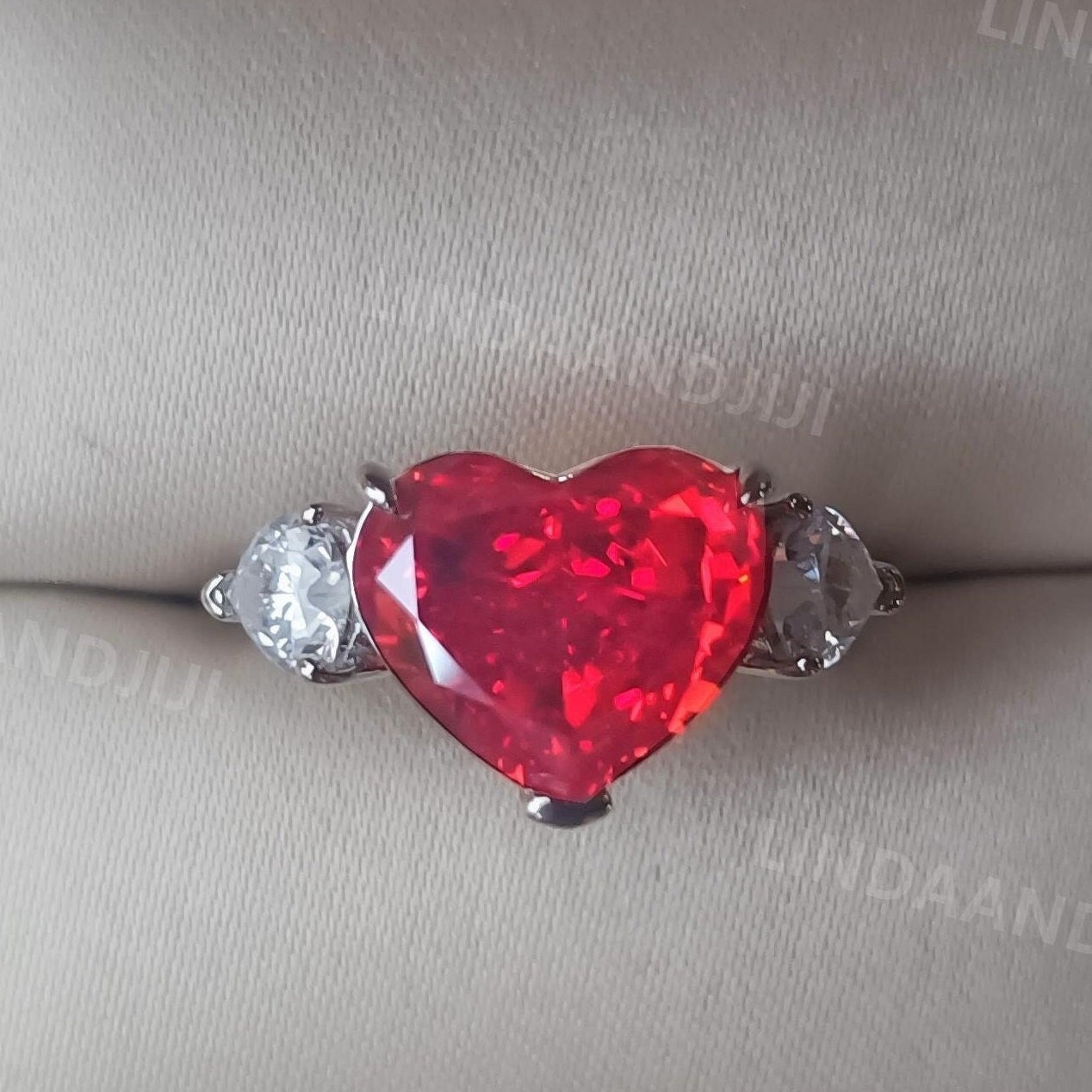Red Diamond Love Heart