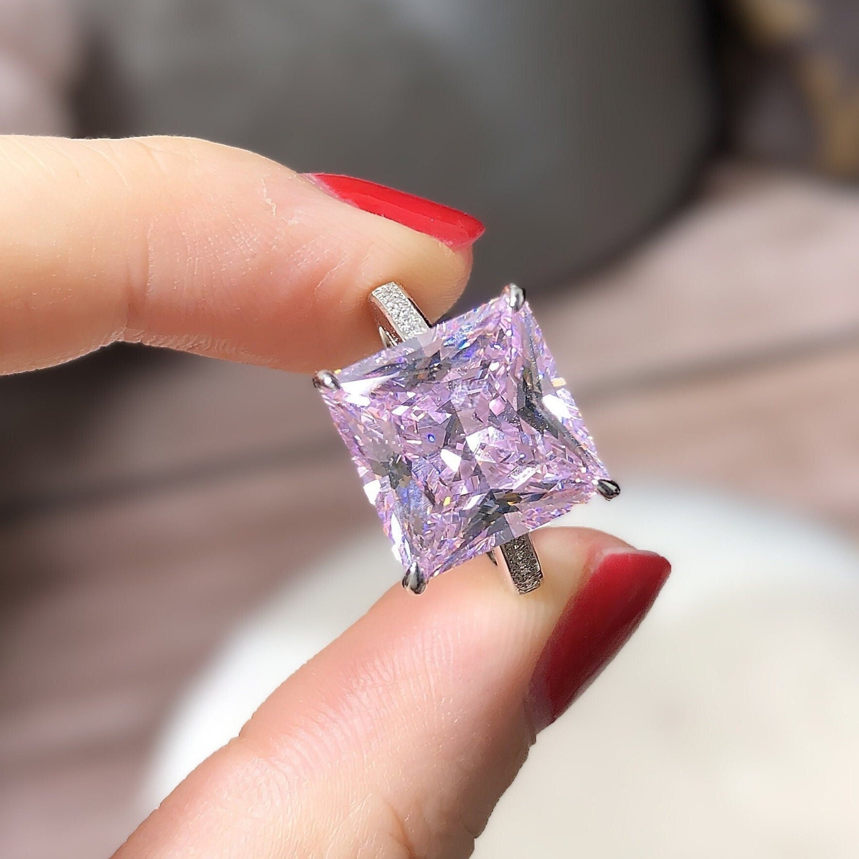 Biggest Square Wedding Ring