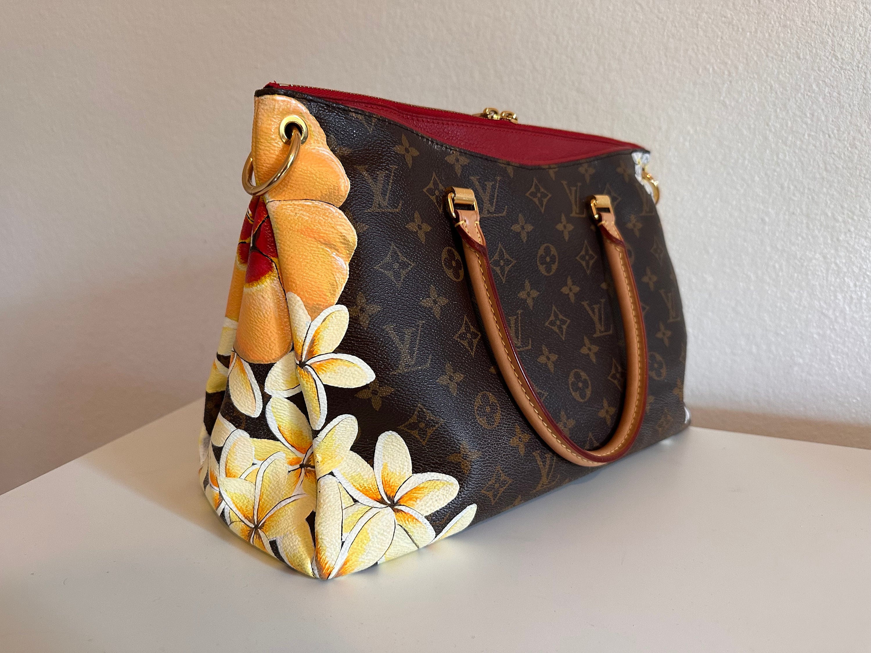 Custom Painted Bag- Send Me Your Bag to Paint! - Etsy