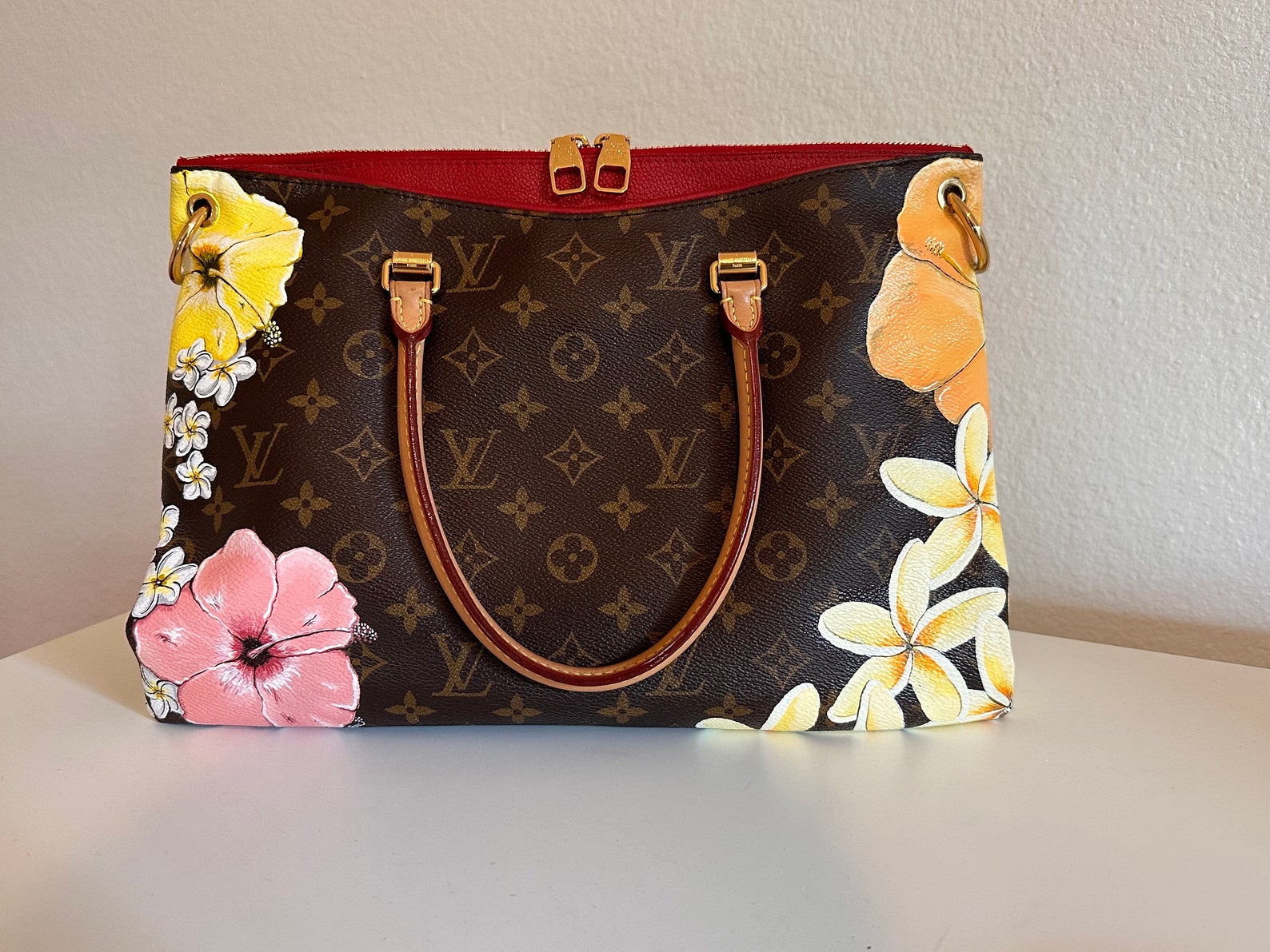 Custom Painted Bag- Send Me Your Bag to Paint! - Etsy