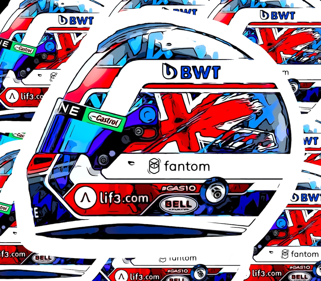 Pierre Gasly 2023 Silverstone Helmet Vinyl Sticker - Etsy