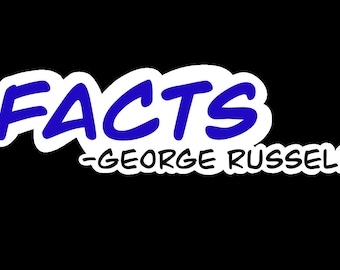 George Russell Logo Vinyl Sticker - Etsy